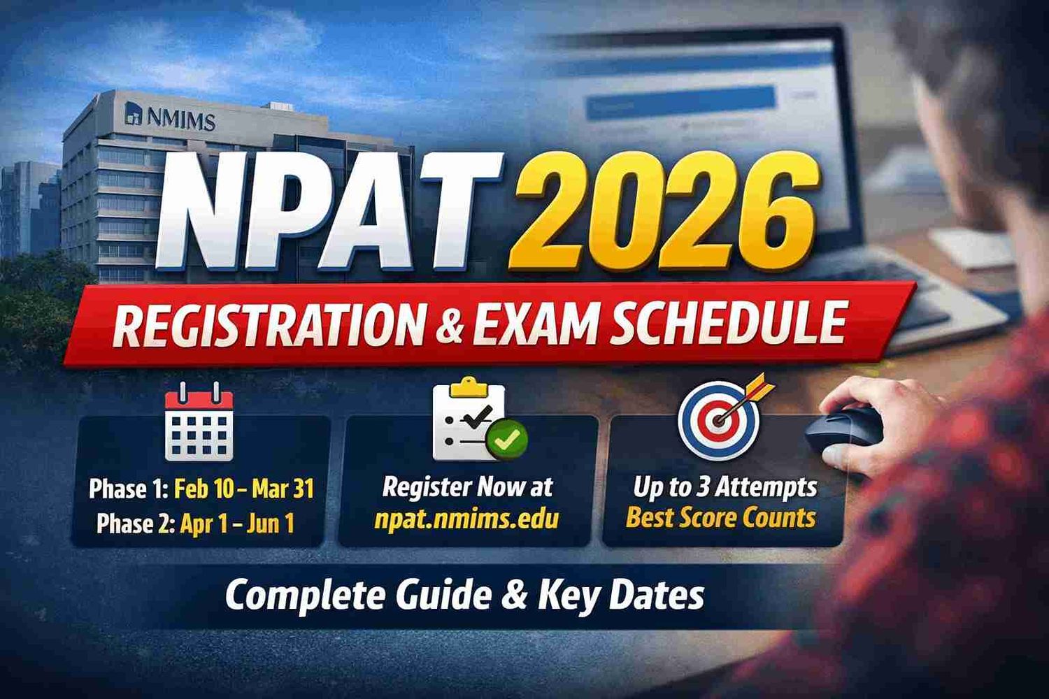 NPAT 2026 Registration, Exam Dates & Results